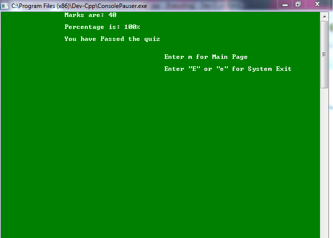 Quiz Management System in C++ | SourceCodester